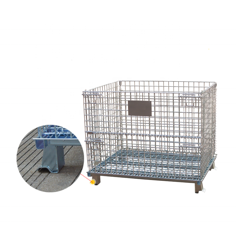 China 2021 High quality Steel Cage Mesh Cargo Storage Roll Container ...