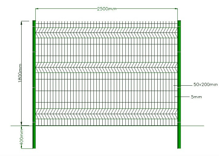 China Powder Coated 3D Welded Wire Mesh Panel Manufacture and Factory ...