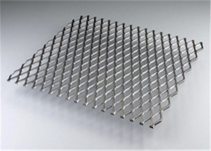 China Heavy Duty Aluminum Expanded Metal Mesh , Expanded Metal Walkway ...